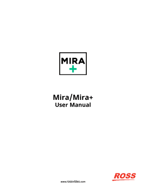 Fillable Online Mira Express - Product Documentation - Ross Video Fax Email Print - pdfFiller