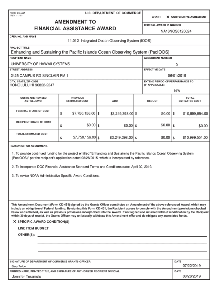 Fillable Online Administrative Standard Award Conditions for NOAA Financial ... Fax Email Print ...