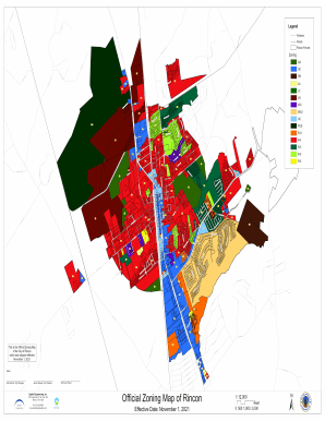 Fillable Online Official Zoning Map of Rincon Fax Email Print - pdfFiller