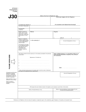 Fillable Online Stock Transfer Form (fillable) - from Uniwide ...
