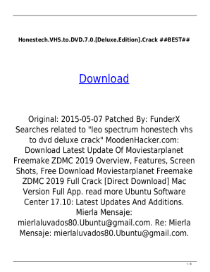 Fillable Online Download honestech vhs to dvd 7 full for free (Windows ...
