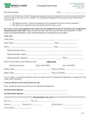 Fillable Online transportation department bus stop change request Fax ...