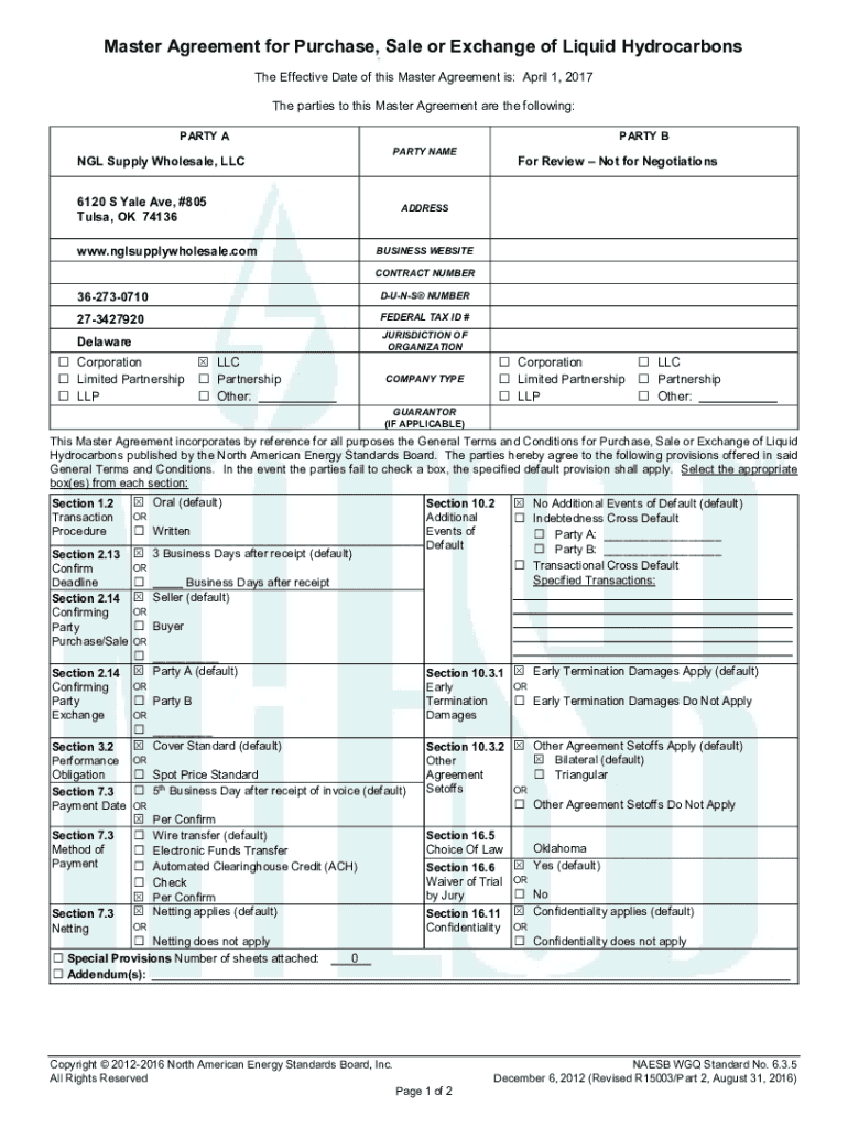 Fillable Online Master Assignment, Borrowing Base Increase Agreement ...