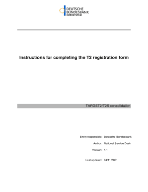 Fillable Online Instructions for completing the T2 registration form ...