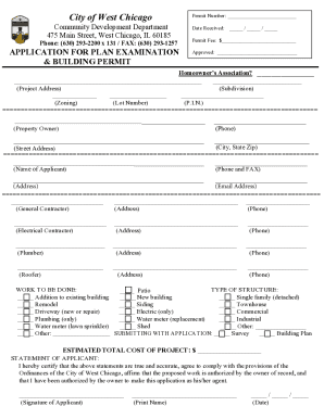 Fillable Online Water and Sewer Billing - City of West Chicago ...