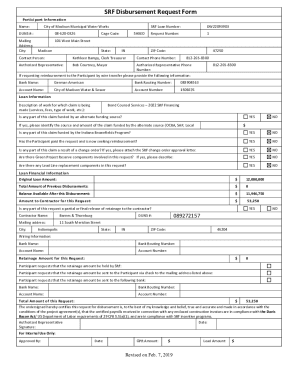 Fillable Online Madison SRFDisbursementRequestForm1 Fax Email Print - pdfFiller