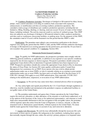 Fillable Online nationwide permit 34 - US Army Corps of Engineers Fax ...