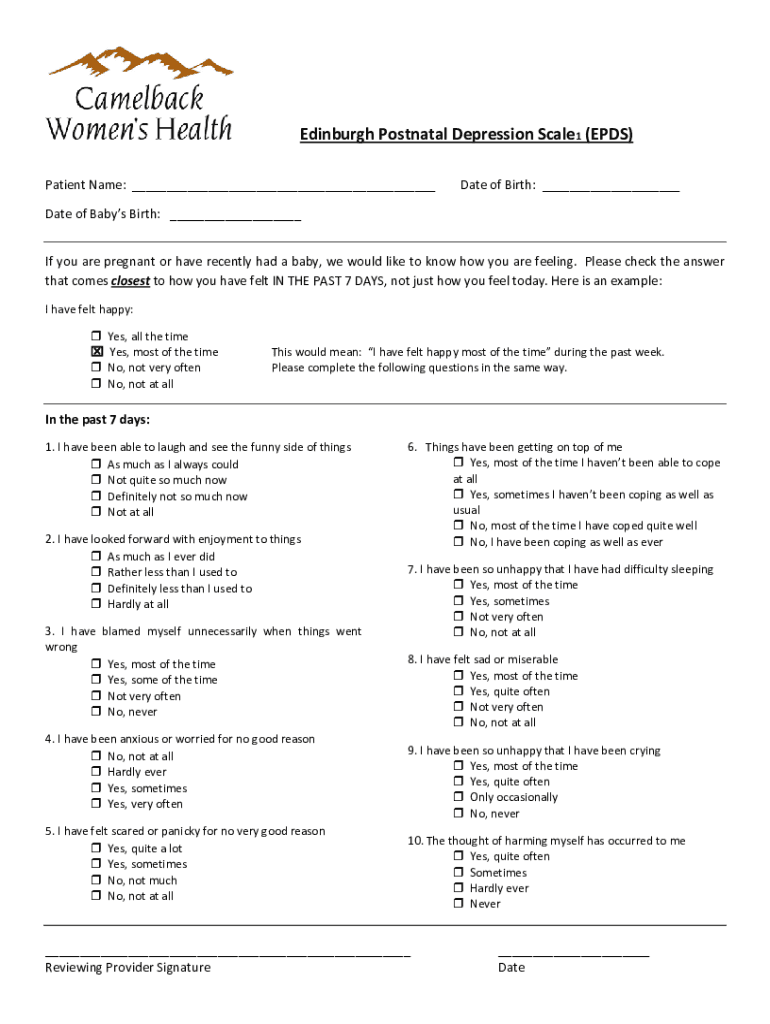 Fillable Online Personal Information Pregnancy History (All ...