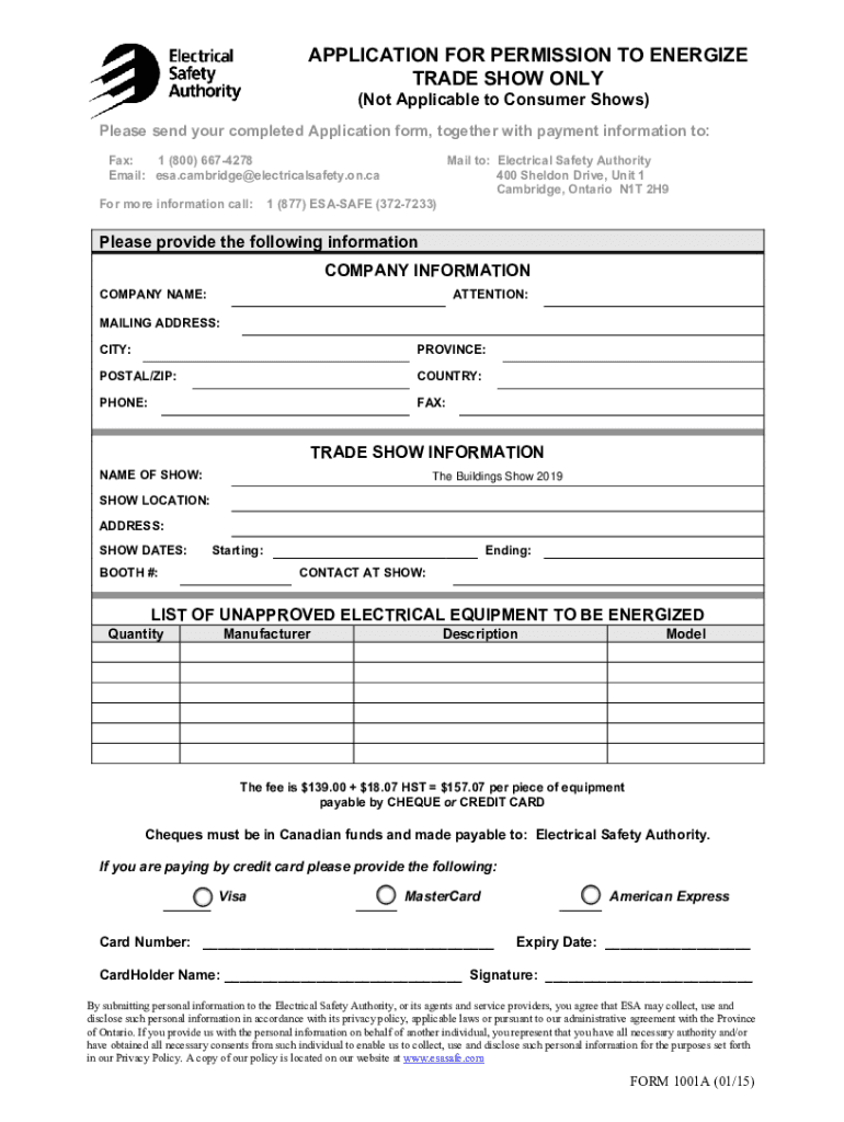 Fillable Online Electrical Safety Authorization - ISMRM Fax Email Print ...