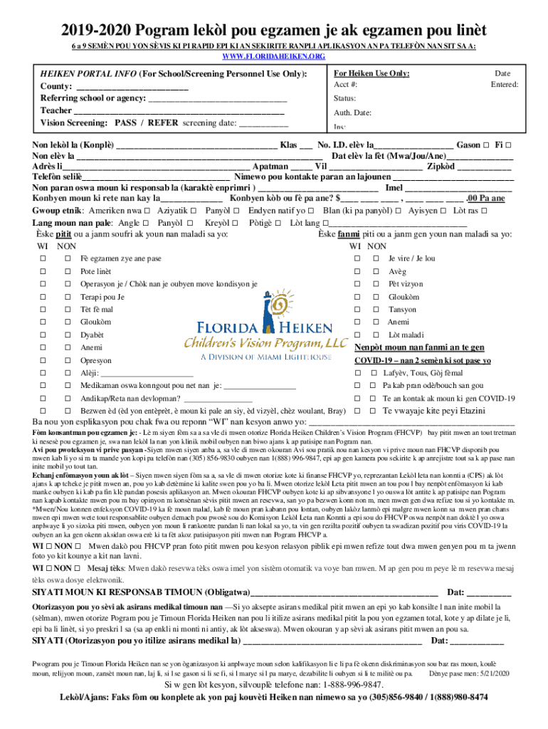 Fillable Online 6 a 9 SEMN POU YON SVIS KI PI RAPID EPI KI AN SEKIRITE ...