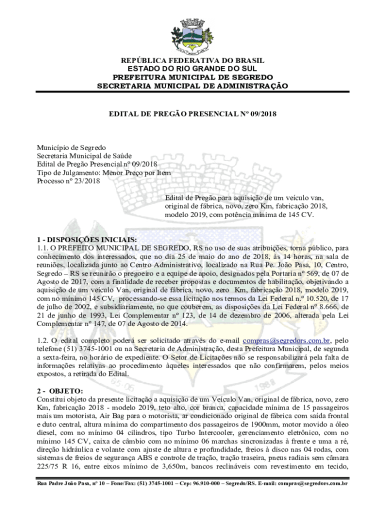 Preenchível Disponível REPBLICA FEDERATIVA DO BRASIL ESTADO DO RIO GRANDE ... Fax Email Imprimir ...
