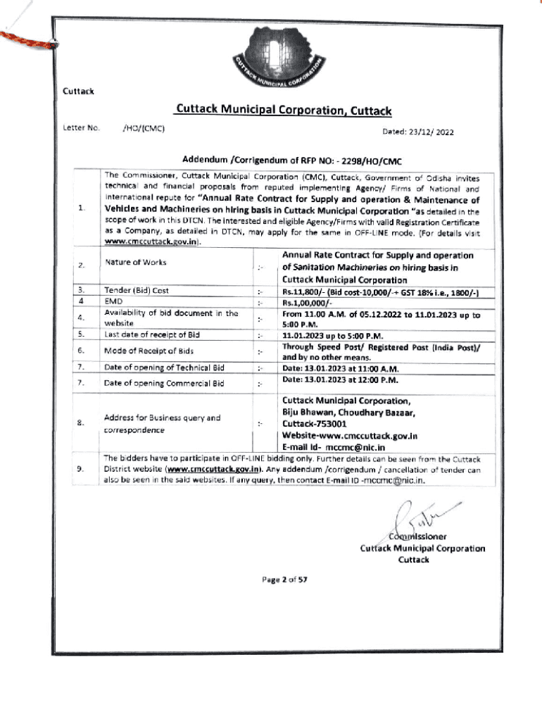 Fillable Online cmccuttack gov Cuttack municipal corporationServing as ...
