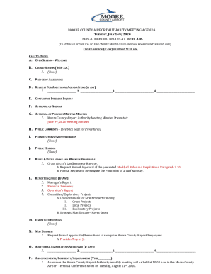 Fillable Online CLOSED SESSION (9:30 A Fax Email Print - pdfFiller