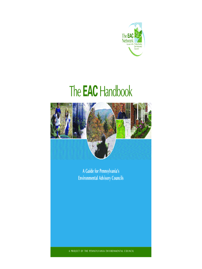 Fillable Online Guidance for Establishing and Operating EACs in Pennsylvania Fax Email Print ...