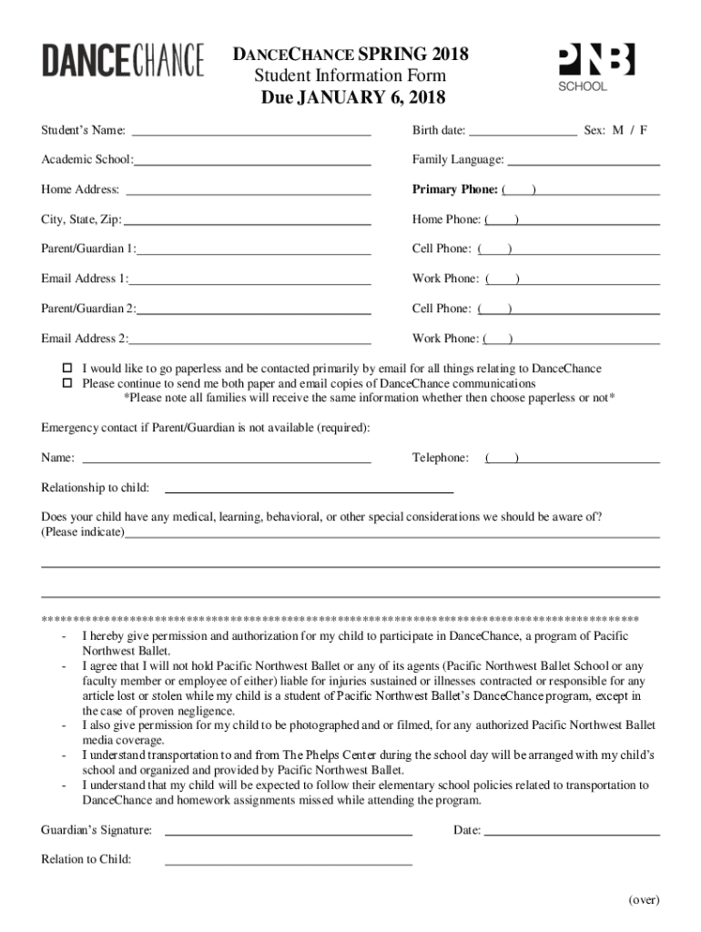 Fillable Online new student registration form - falls elementary school Fax Email Print - pdfFiller