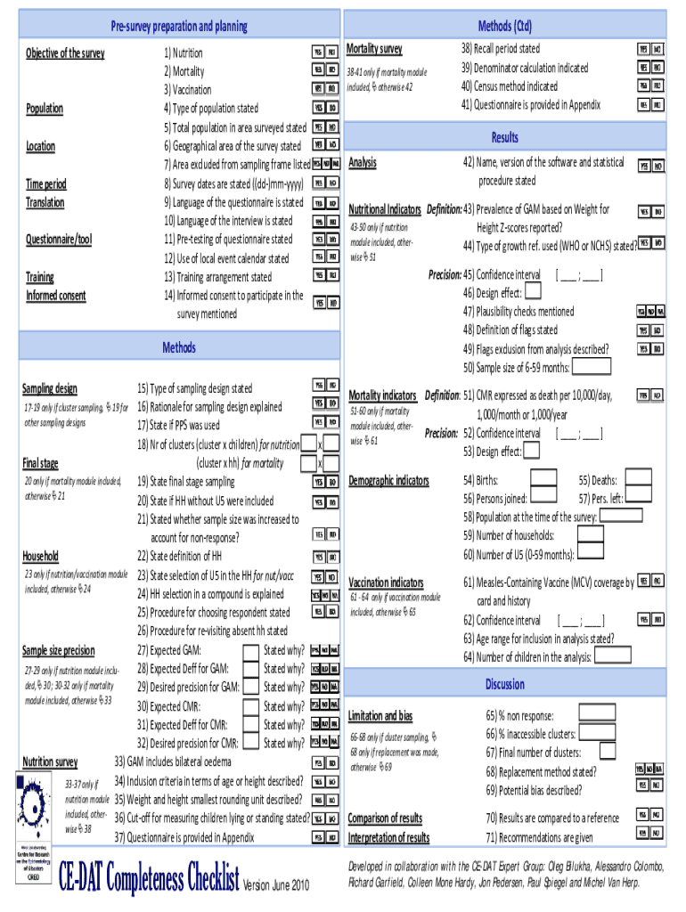 Fillable Online completeness checklist form 120210 Fax Email Print ...