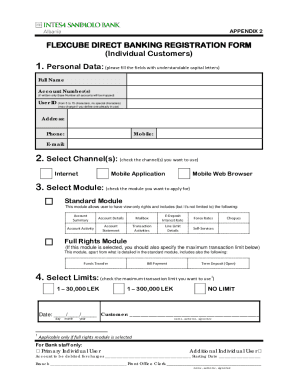 Fillable Online internetbanking intesasanpaolobank INTERNET BANKING ...