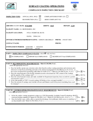 Fillable Online arm-permit2k dep state fl surface coating operations ...