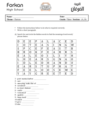 Fillable Online Third Grade: Writing Sample 1Reading Rockets Fax Email ...