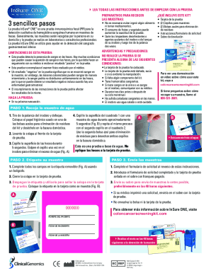 Completable En línea Insure Fit Take Home Instructions(Spanish) - 365 ...