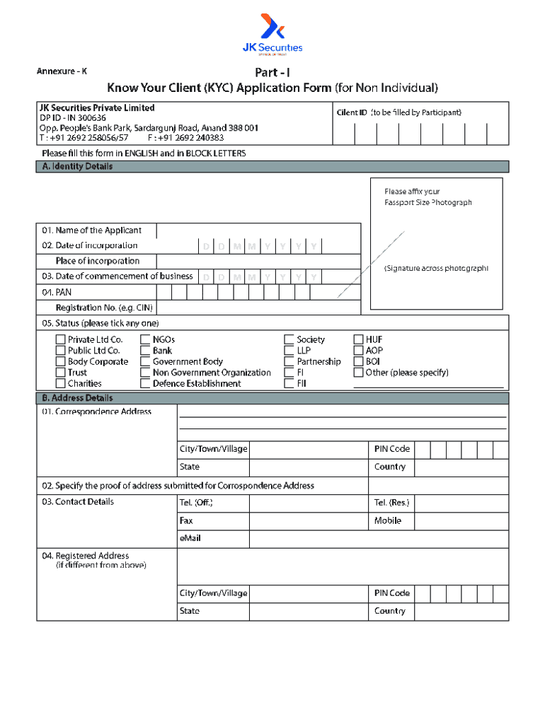 Fillable Online Sample Form HUF - IIFL Fax Email Print - pdfFiller