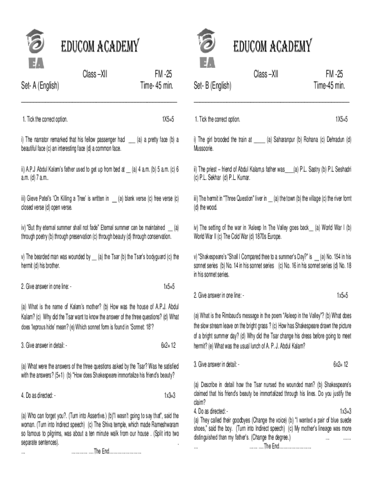 Fillable Online Educom academy Fax Email Print - pdfFiller