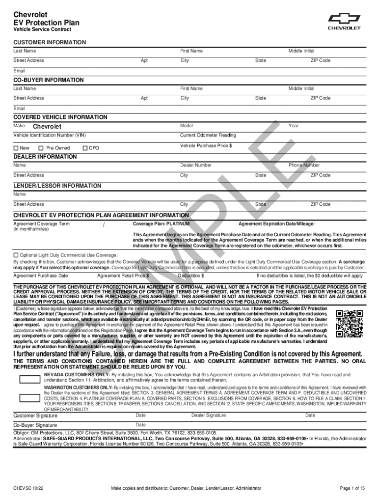 Fillable Online EV Protection Plan Fax Email Print - pdfFiller