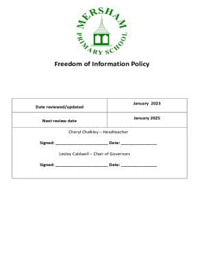 Fillable Online Governors - Mersham Primary School Fax Email Print - pdfFiller