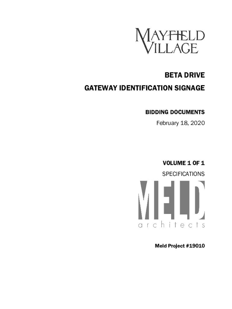 Fillable Online BETA DRIVE GATEWAY IDENTIFICATION SIGNAGE Fax Email ...