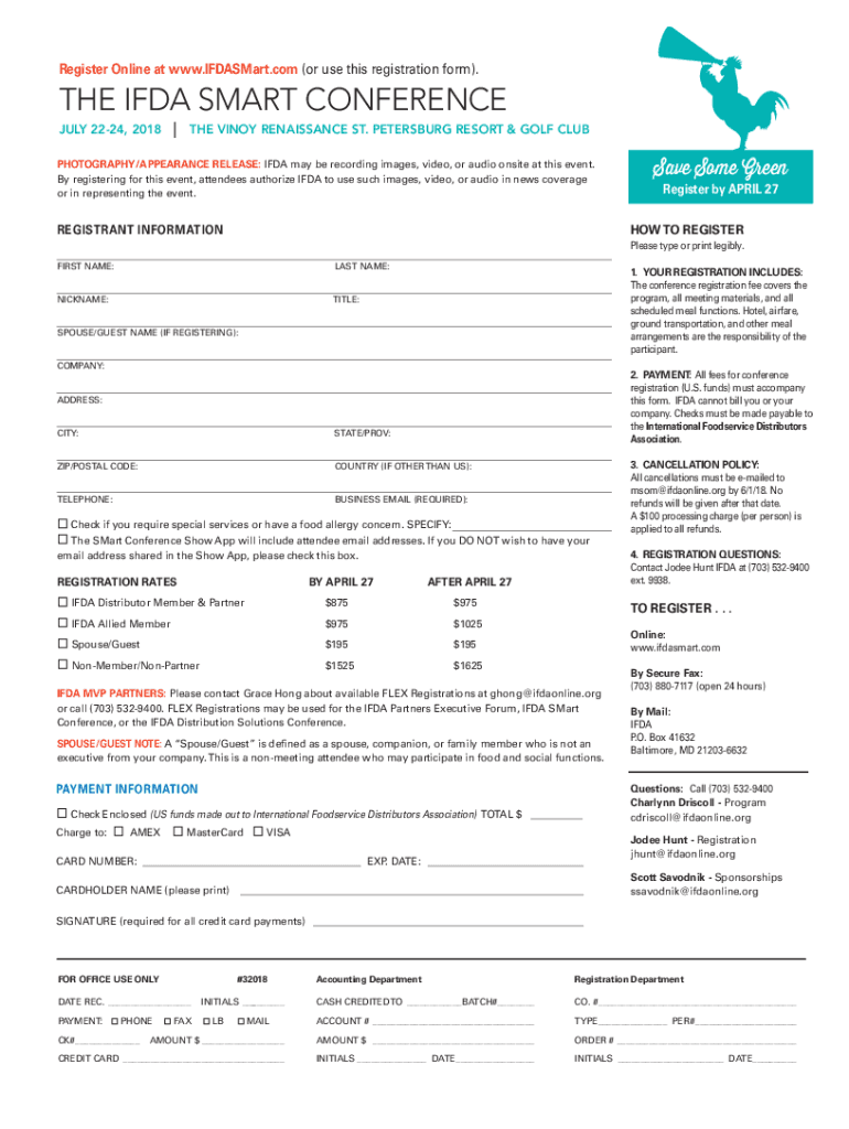 Fillable Online Distribution Solutions Conference - IFDA Fax Email ...