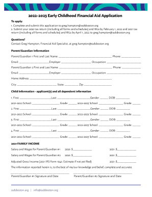 Fillable Online Application for Financial Assistance - The Walden ...