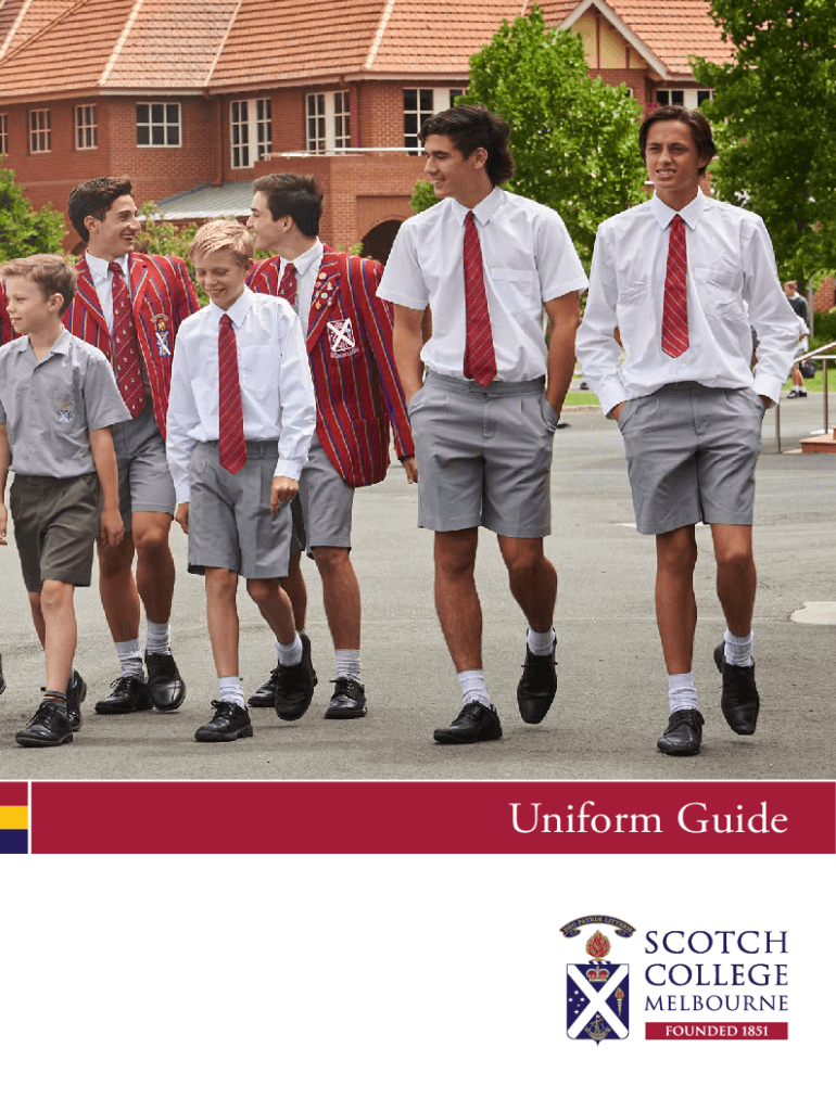 Fillable Online senior school sport uniform guidelines - Scotch College ...