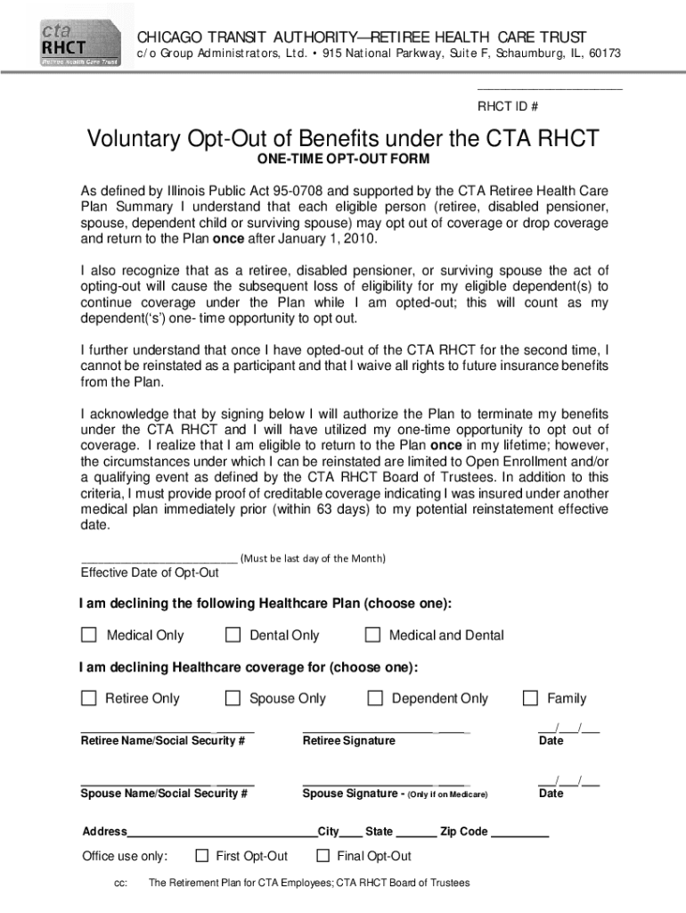 Fillable Online New Opt Out Form Fax Email Print - pdfFiller