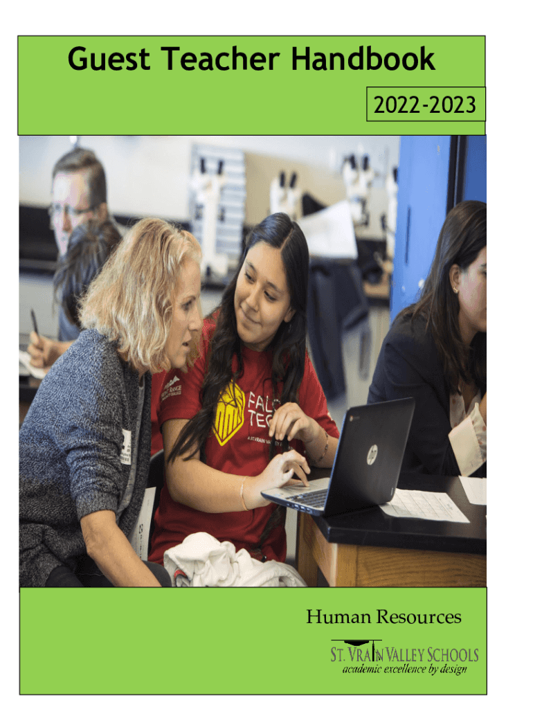 Fillable Online Dear Guest (Substitute) Teacher, Welcome! Substitute ...