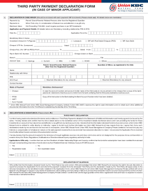 Fillable Online 3rd Party Form 19oct - Indiabulls AMC Fax Email Print ...