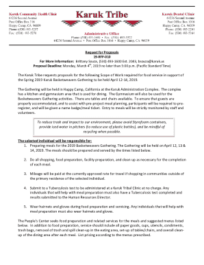 Fillable Online The Karuk Tribe is seeking a Public Relations ...