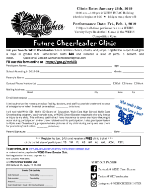 Fillable Online WEHS Youth Clinic Registration Form.docx Fax Email Print - pdfFiller