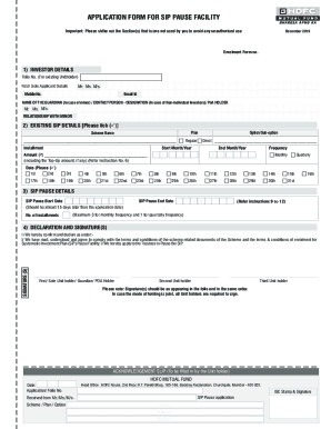 Fillable Online SIP Pause Form 150120.cdr Fax Email Print - pdfFiller