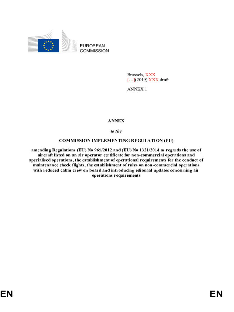 Fillable Online AIR OPS Annex I to VIII Fax Email Print - pdfFiller