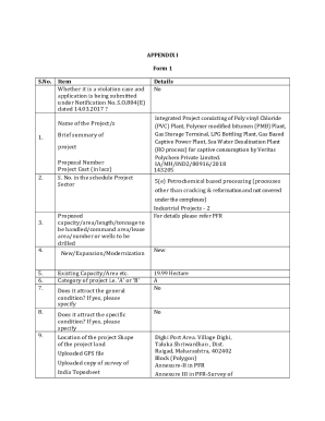 Fillable Online Form I Application - Gujarat Pollution Control Board ...