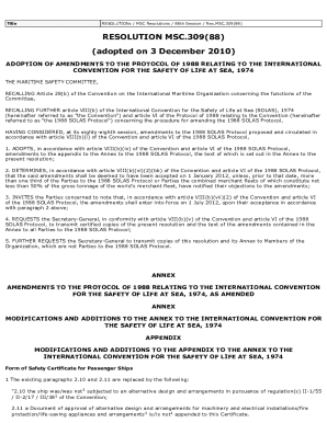 Fillable Online Resolution MSC.309(88)Adoption of Amendments to the ...