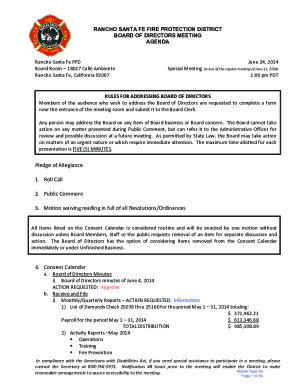 Fillable Online Rancho Santa Fe Fire Protection District - Facebook Fax ...