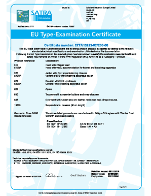 Fillable Online Certificate number: 2777/13623-02/E00-00 - Lakeland ...