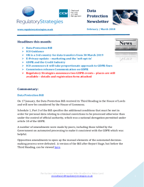 Fillable Online Data Privacy Newsletter - Issue 20 - Slaughter and May ...