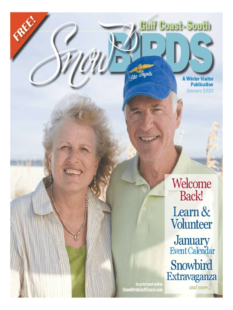 Fillable Online The Best Places for Snowbirds to Escape the Winter Fax ...