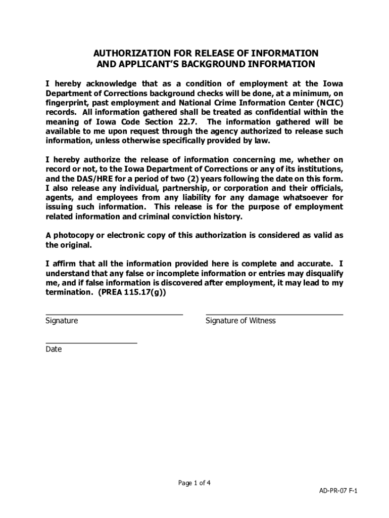 Fillable Online Background-Authorization-Form.pdf Fax Email Print - pdfFiller