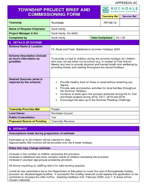 Fillable Online democracy rochdale gov A1.9.1 COMMISSIONING REPORT ...