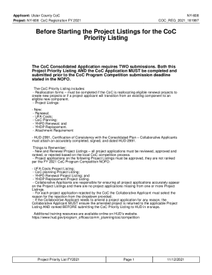 Fillable Online Before Starting the CoC Application - CARES of NY, Inc ...