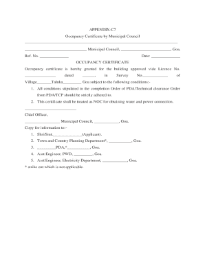 Fillable Online What Is a Certificate of Occupancy? Explained by ...