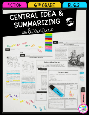 Fillable Online 6th Grade Common Core: RL.6.10 - Super Teacher ...